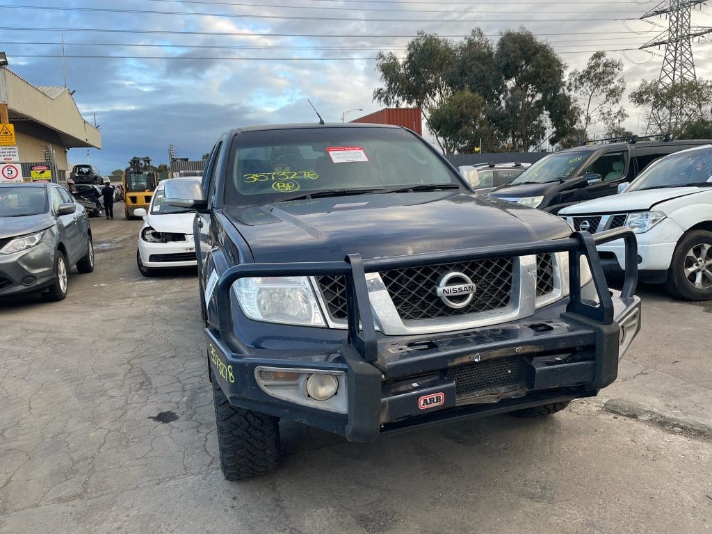 NISSAN NAVARA D40 STX-550 V9X V6 DIESEL AUTO BLACK 2013 WRECKING